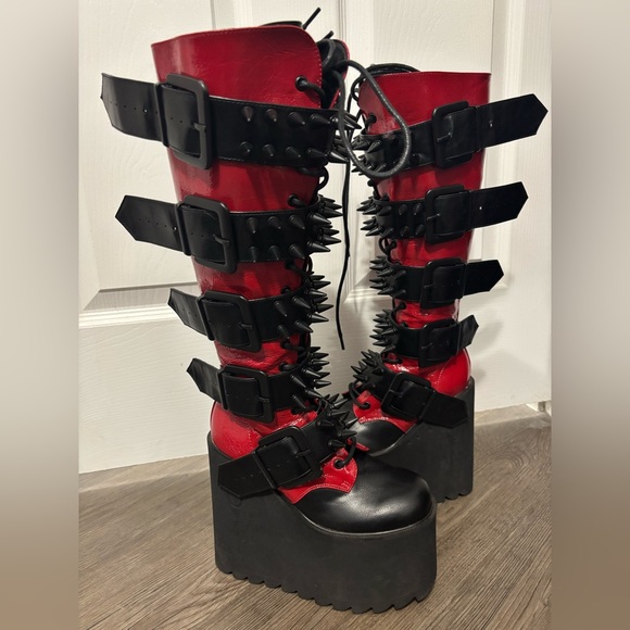 Dolls Kill | Shoes | Dolls Kill Widow Black Red Appetite For ...